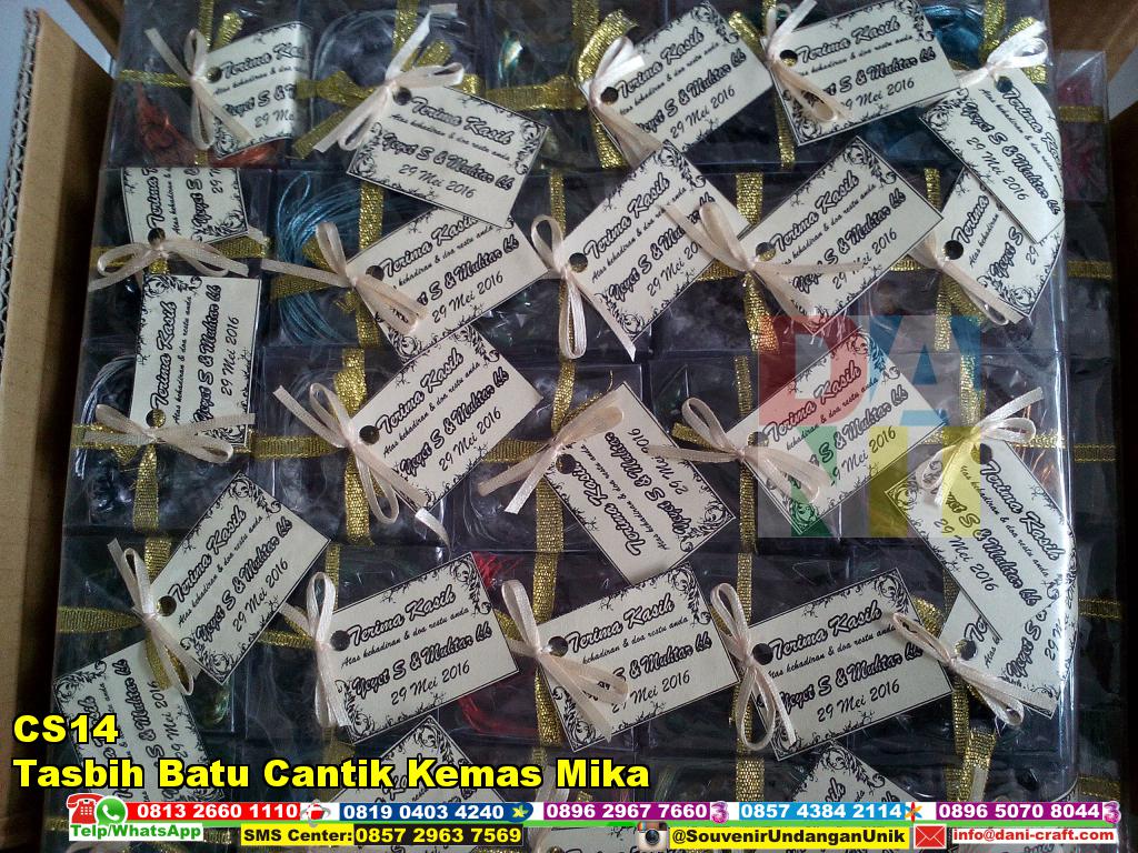 Tasbih Batu Cantik Kemas Mika | Souvenir Pernikahan