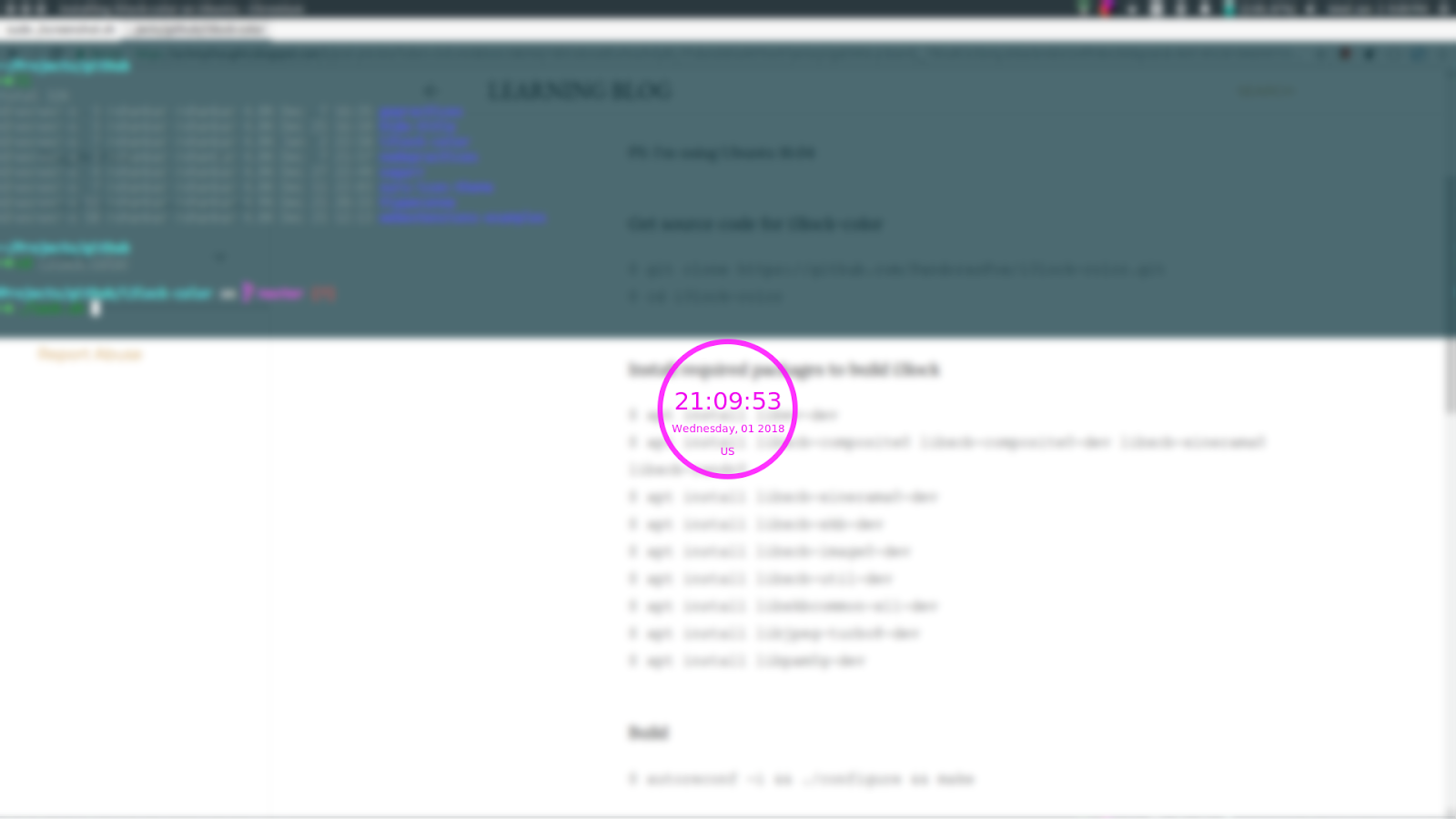 Installing i3lock-color on Ubuntu