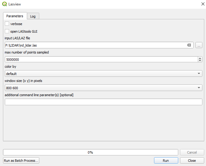 LiDAR Data Processing with LAStools and QGIS 3