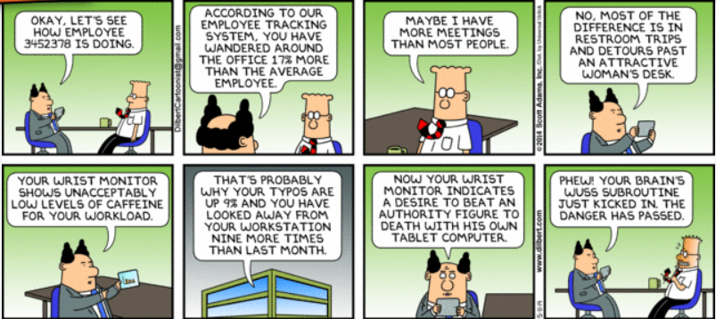 Business Analytics News by Marcus Borba: Dilbert on Big Data Brother