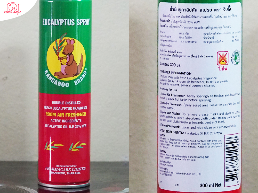 [Review] จมูกโล่งโปร่งสบาย ด้วย สเปรย์ปรับอากาศ น้ำมันยูคาลิปตัส ...