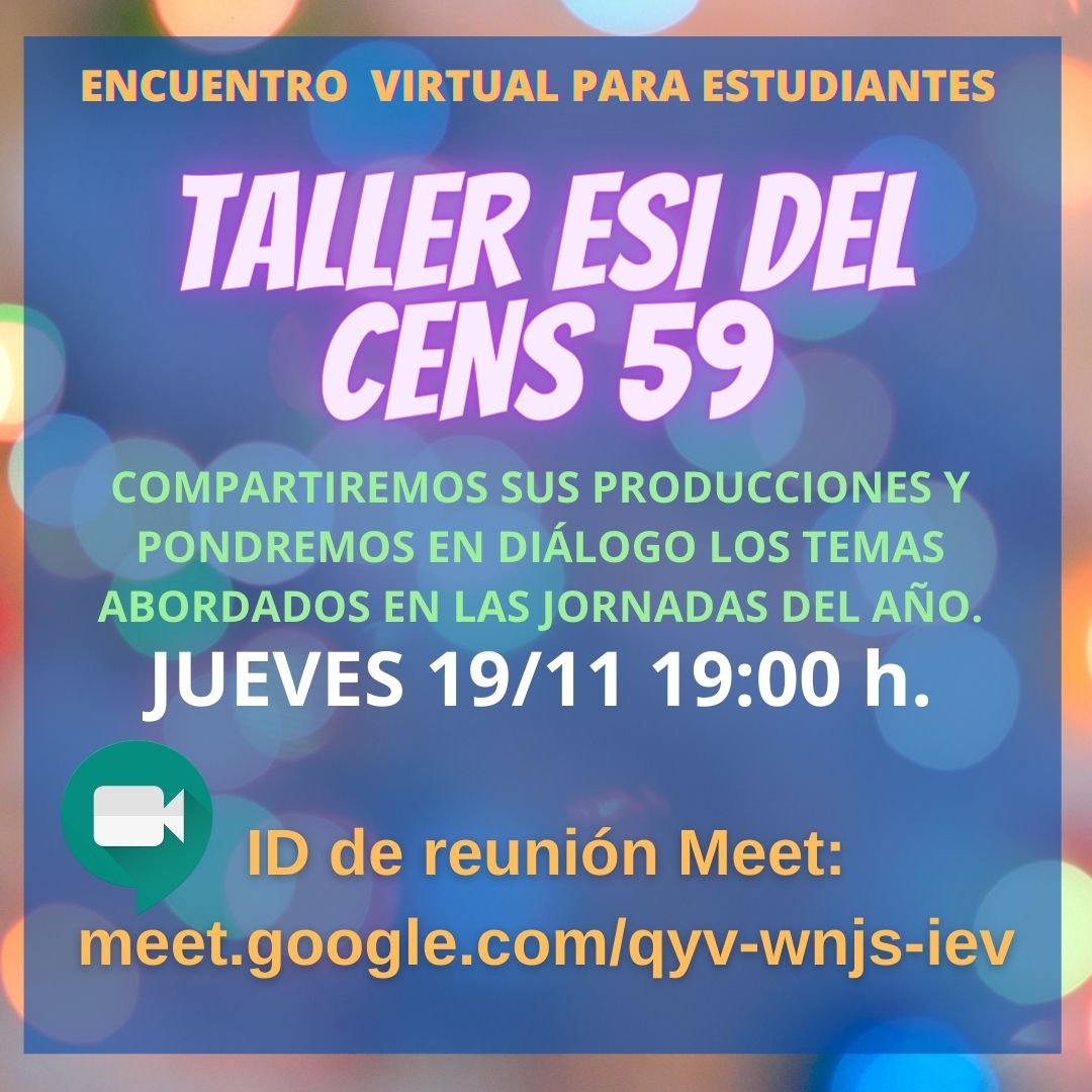 CENS Nº59 - Centro Educativo de Nivel Secundario: Material de estudio