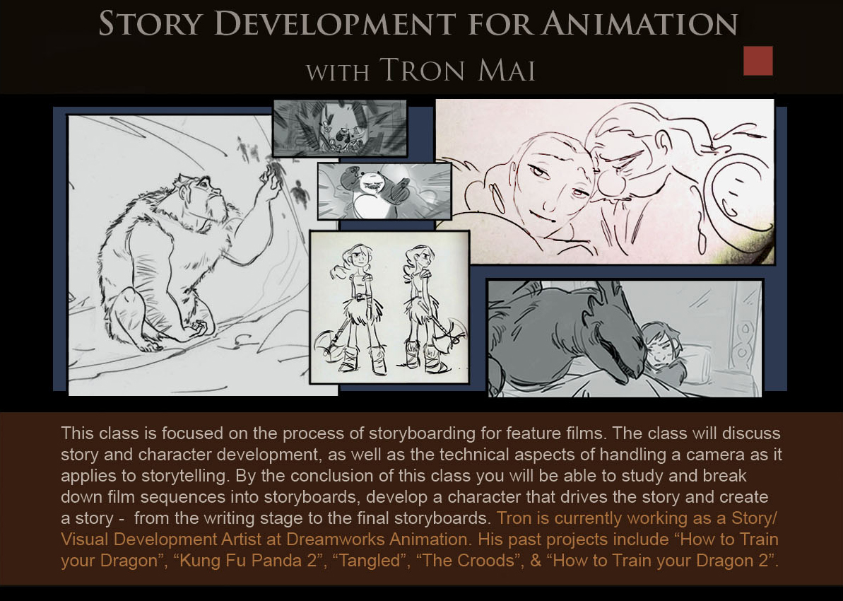 Concept Design Academy: "Story Development for Animation" with Tron Mai ...
