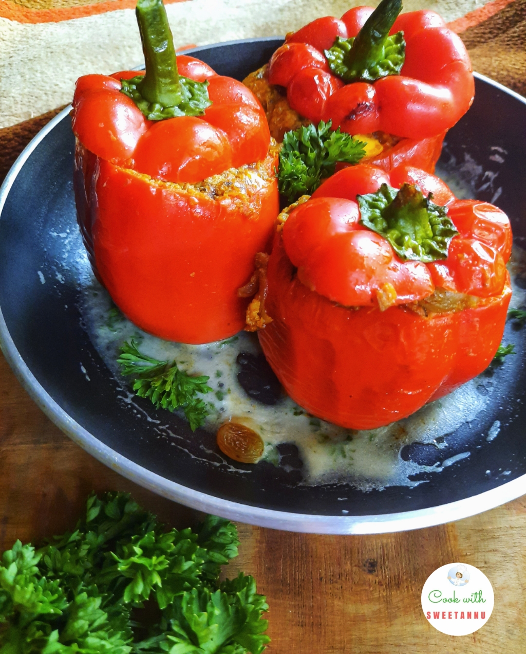 Everyday Cooking : Peruvian Dish Rocoto Relleno/ Stuffed Bell Peppers