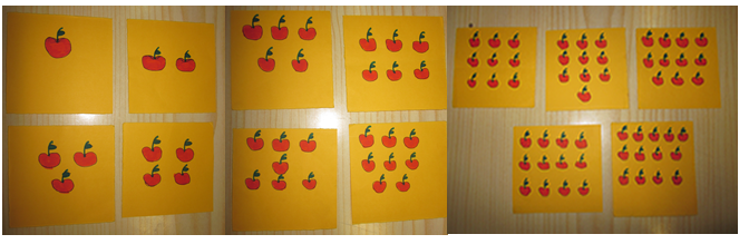 Sonrisas de Colores: Contando manzanas y plátanos