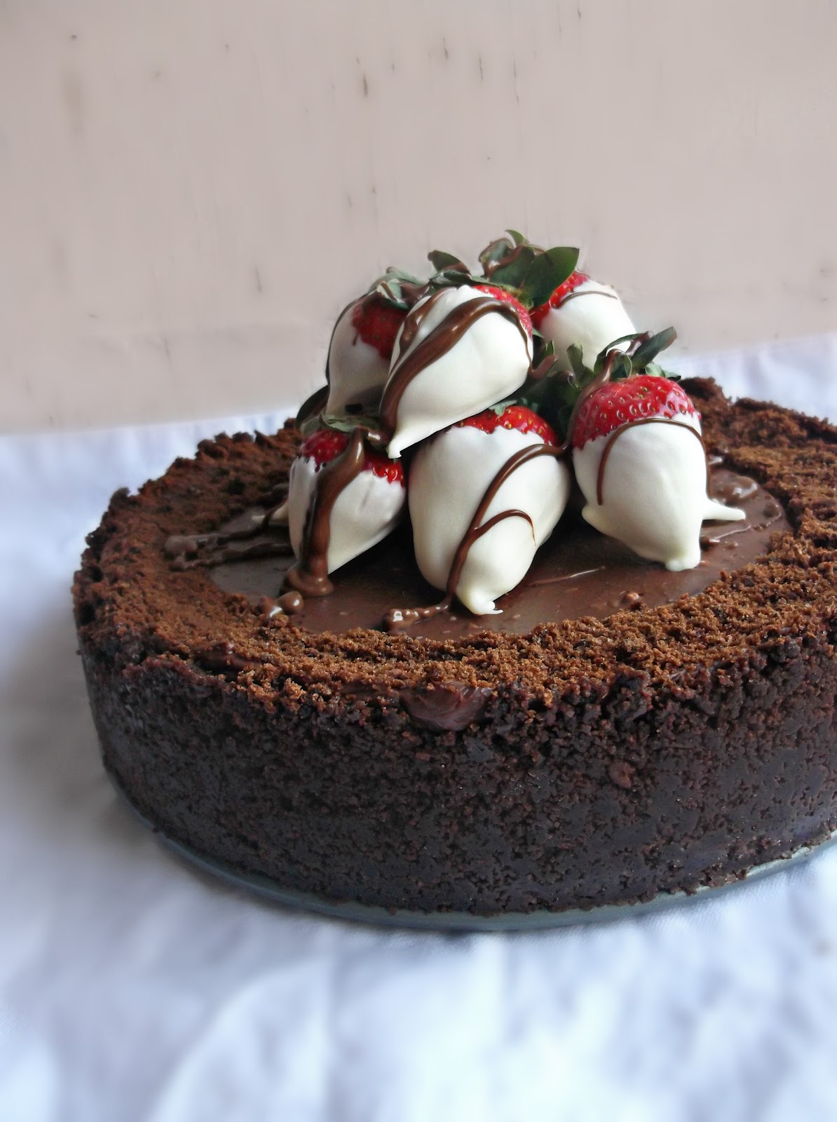 Lick The Spoon: No Bake Triple Chocolate Layer Cheesecake