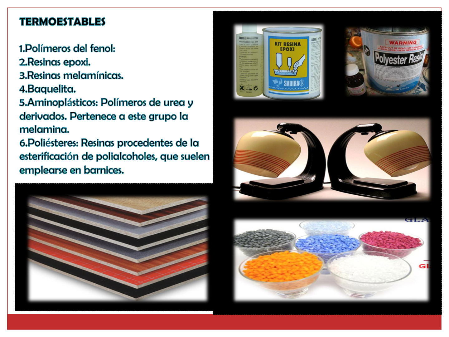 Vengo de la Edad del Plástico: Termoplásticos y termoestables