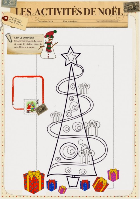 DIY by M.: Cahier d'activités de Noël #printable inside
