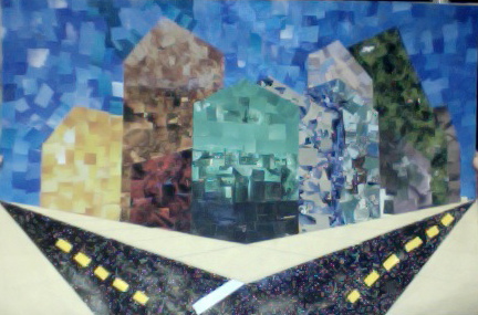 Secondary Art at Newman!: 9th and 10th Grade Perspective Collage