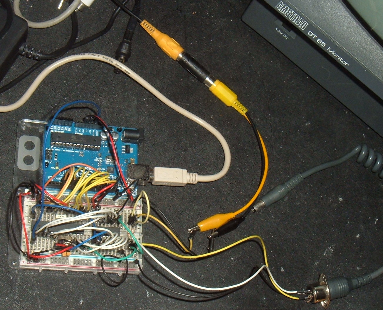 Tynemouth Software: Arduino 80x25 TV Video Output Library