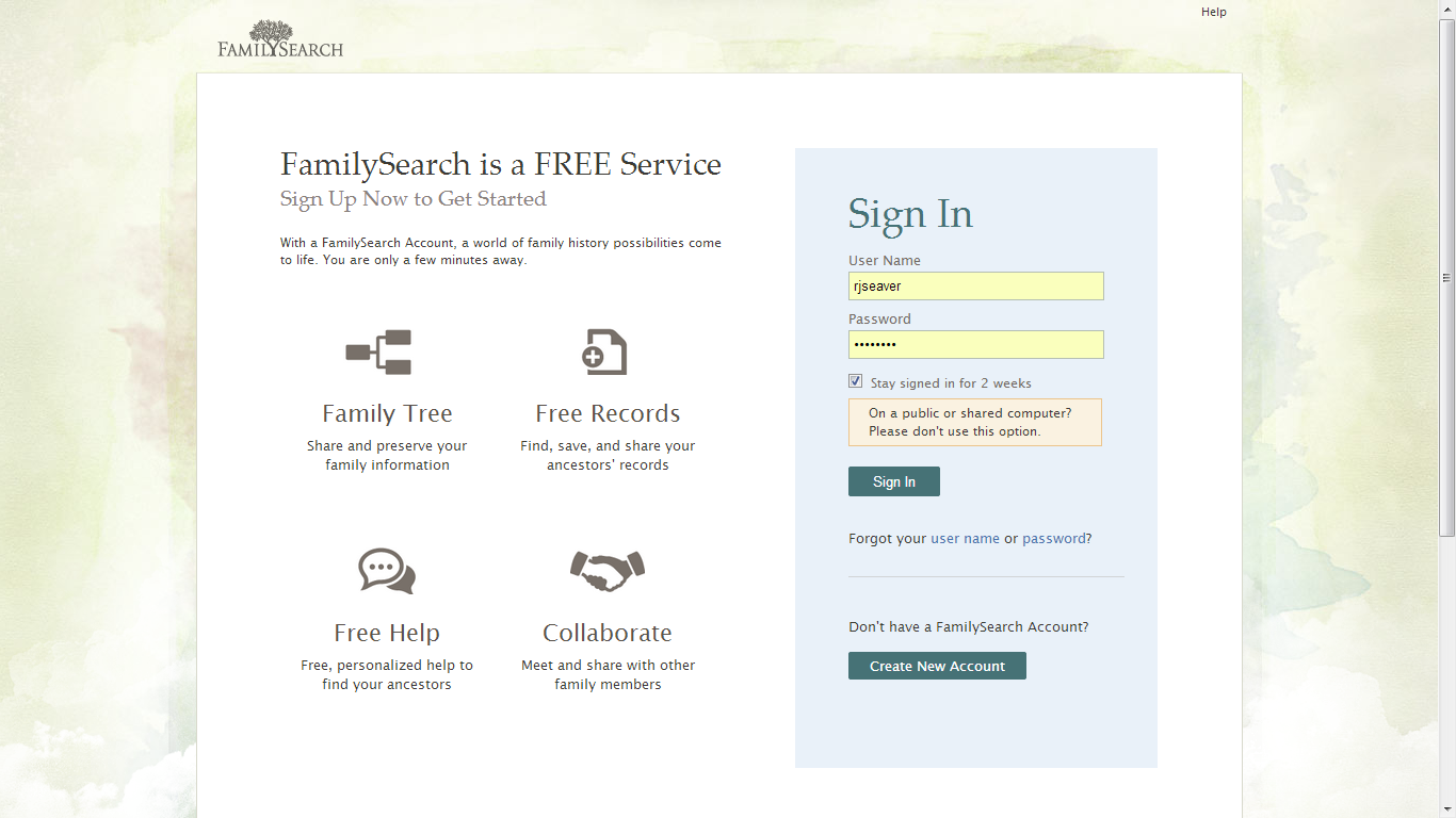 Genea-Musings: FamilySearch Family Tree Open for Everyone