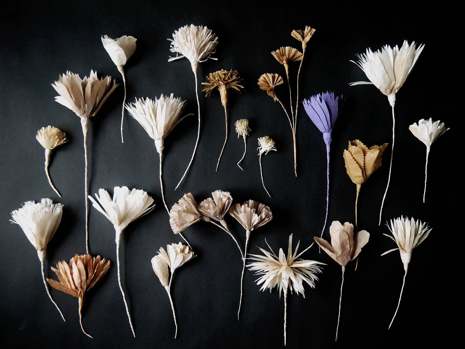 Micro-tuto 2 / Fleurs en papier