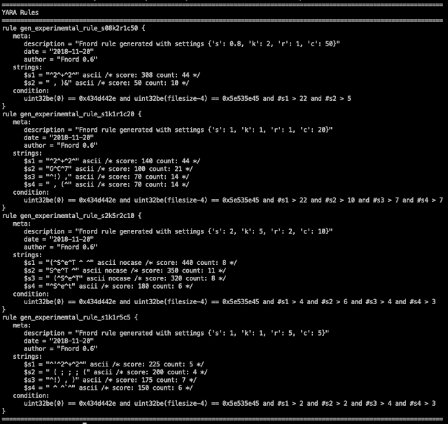 Fnord - Pattern Extractor For Obfuscated Code