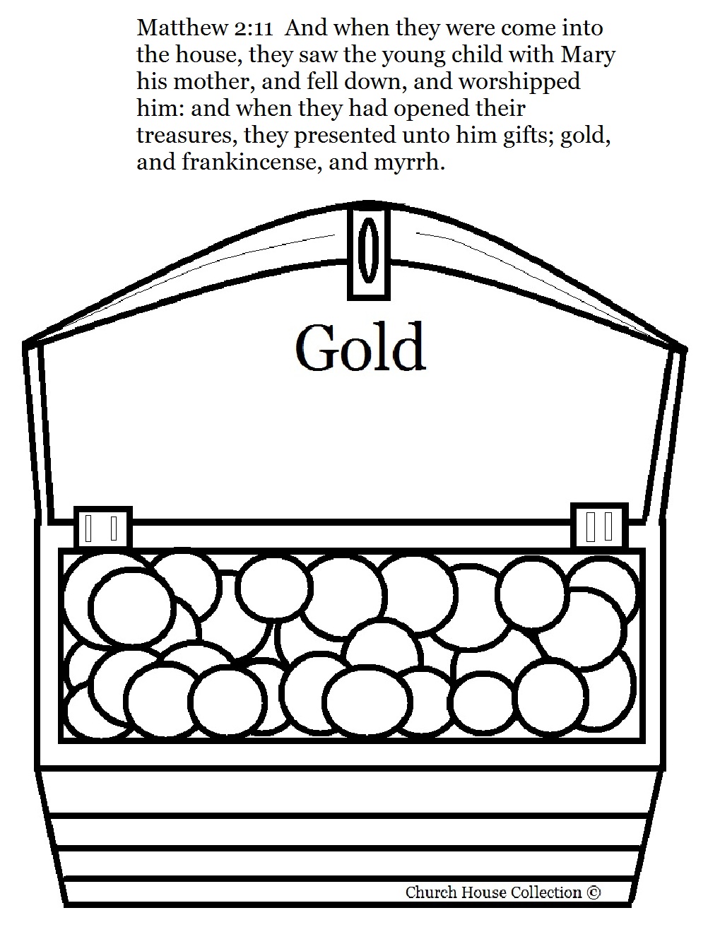 Church House Collection Blog: Gold Frankincense Myrrh Coloring Pages