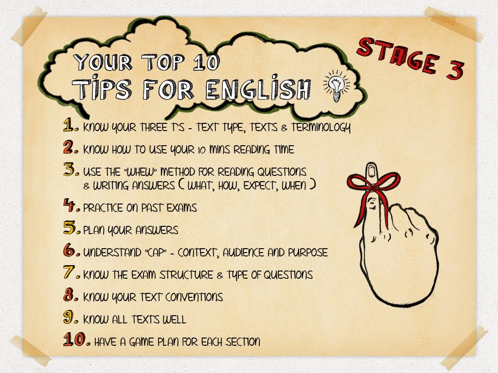Future Students Top Tips For Your WACE English Exam Future Students Top Tips For Your WACE English Exam