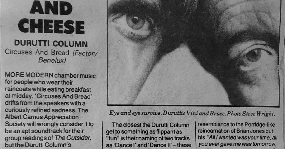 Durutti Column "Circuses and Bread" Review