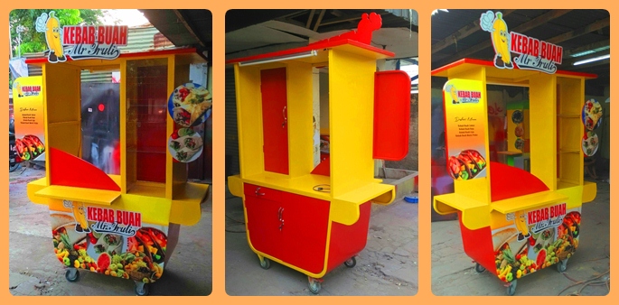 Gerobak kebab mini 4.500.000 - Harga Gerobak Jualan unik Jawa Tengah