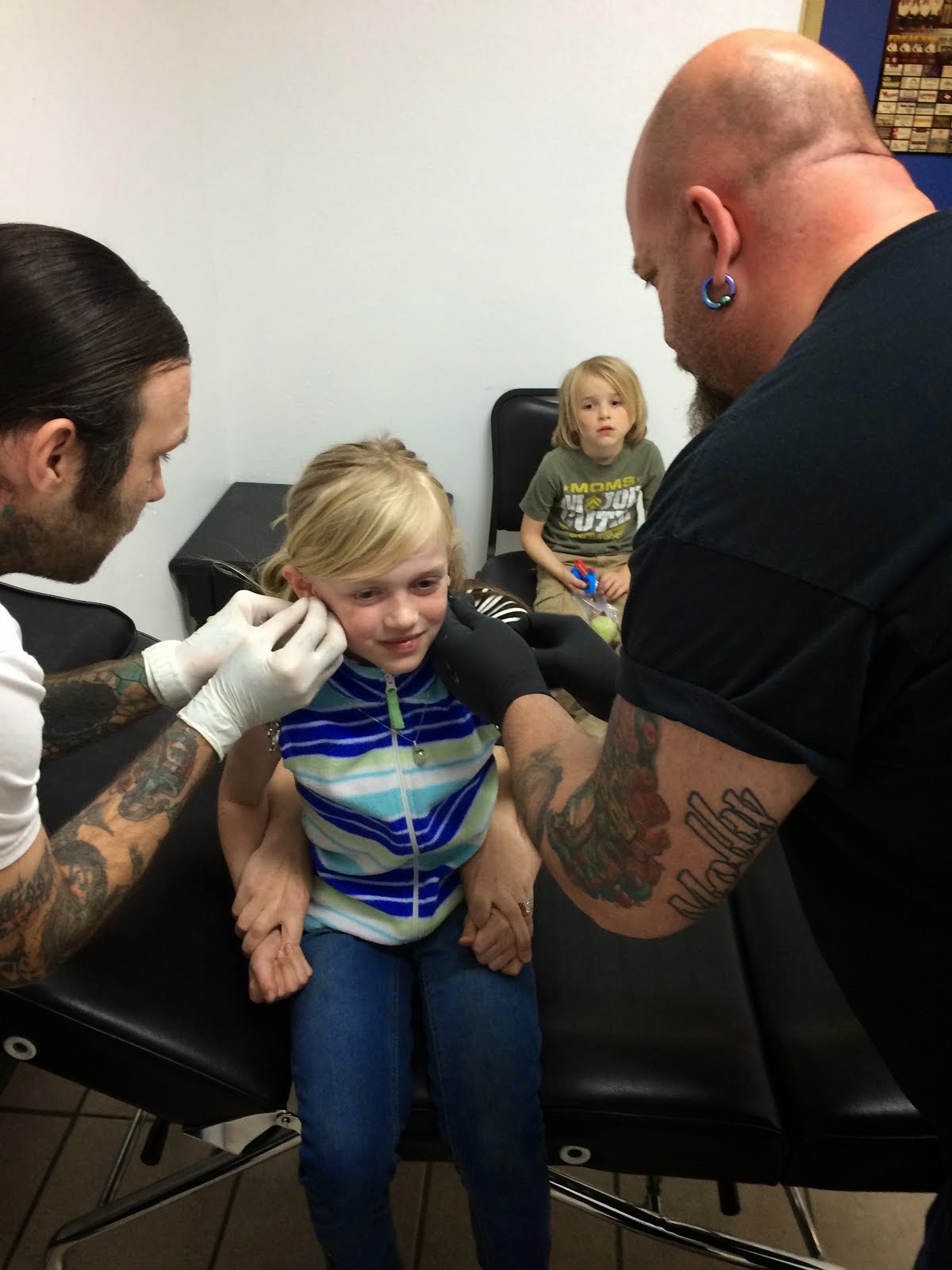 Zoë Serenity Gooch........: Ear piercing