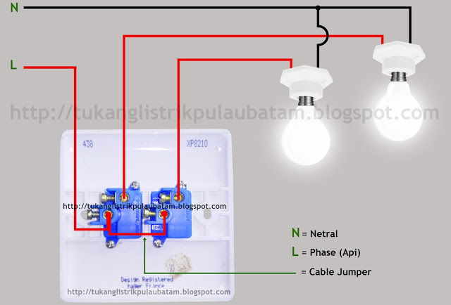Cara Pasang Saklar Ganda (Double Switch), Triple dan Multi Switch