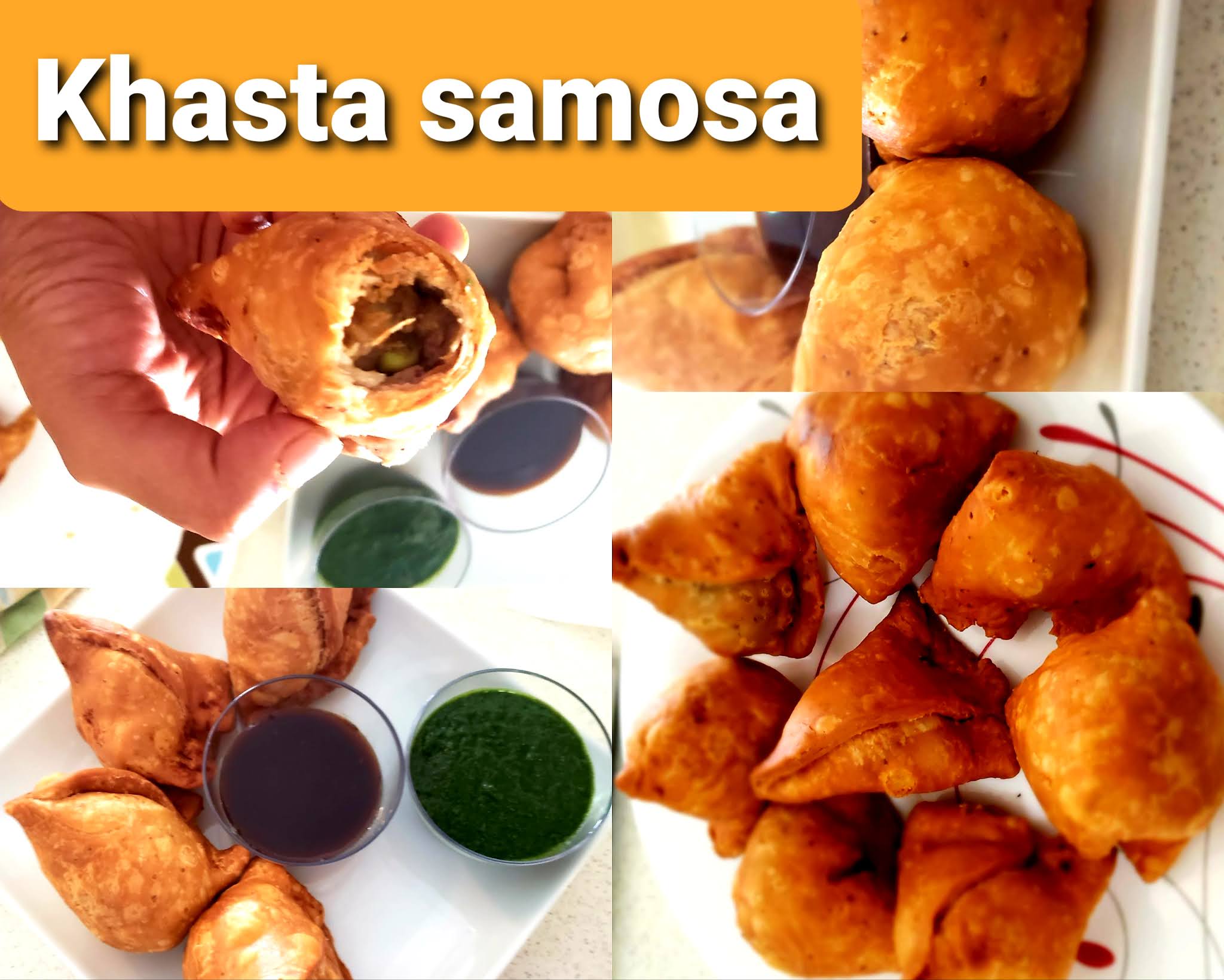 Yummy food in Tummy: Samosa || Khasta || Halwai style || Market ...