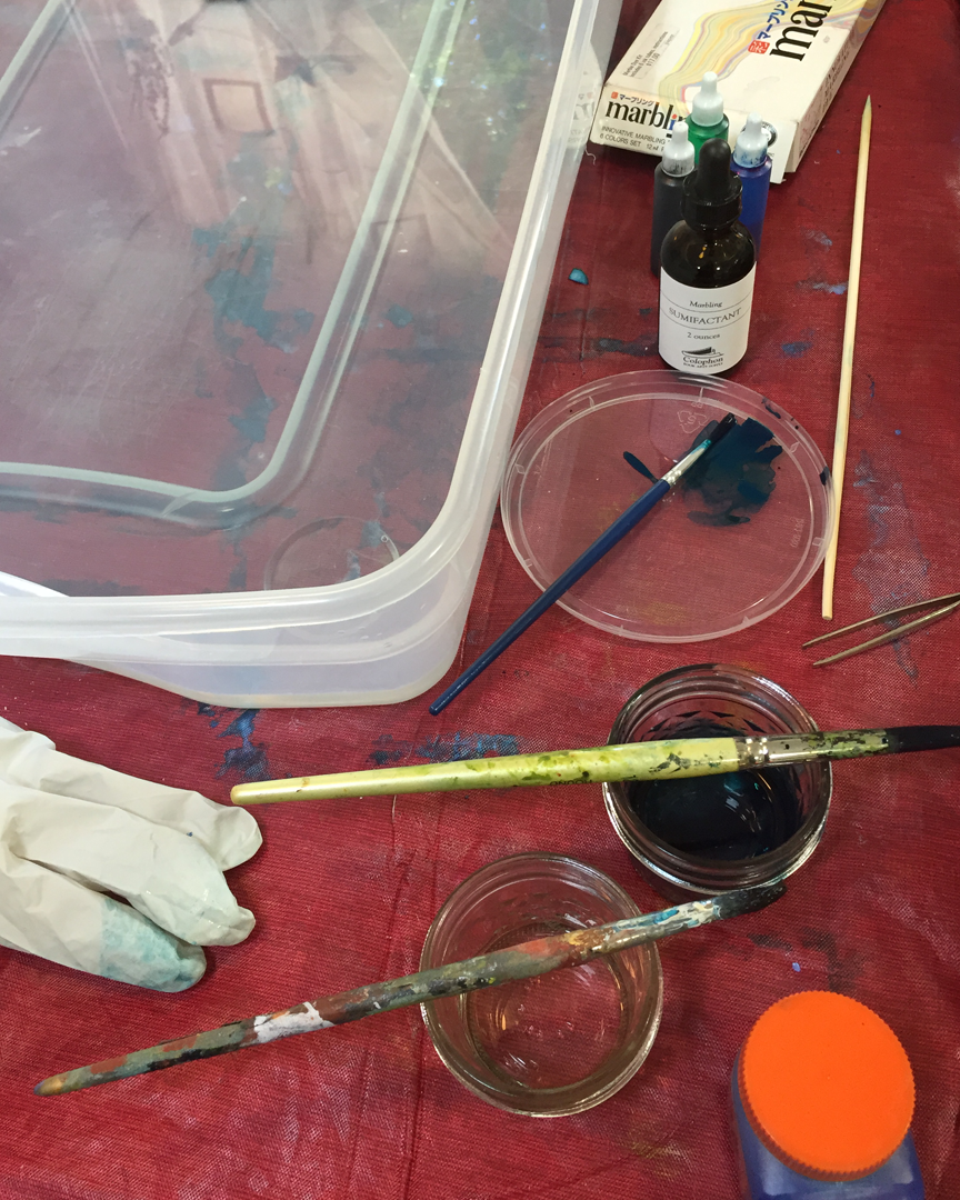 Suminagashi Again and Raven Journal