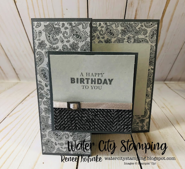 Water City Stamping: Creative Inking Blog Hop - Masculine Cards