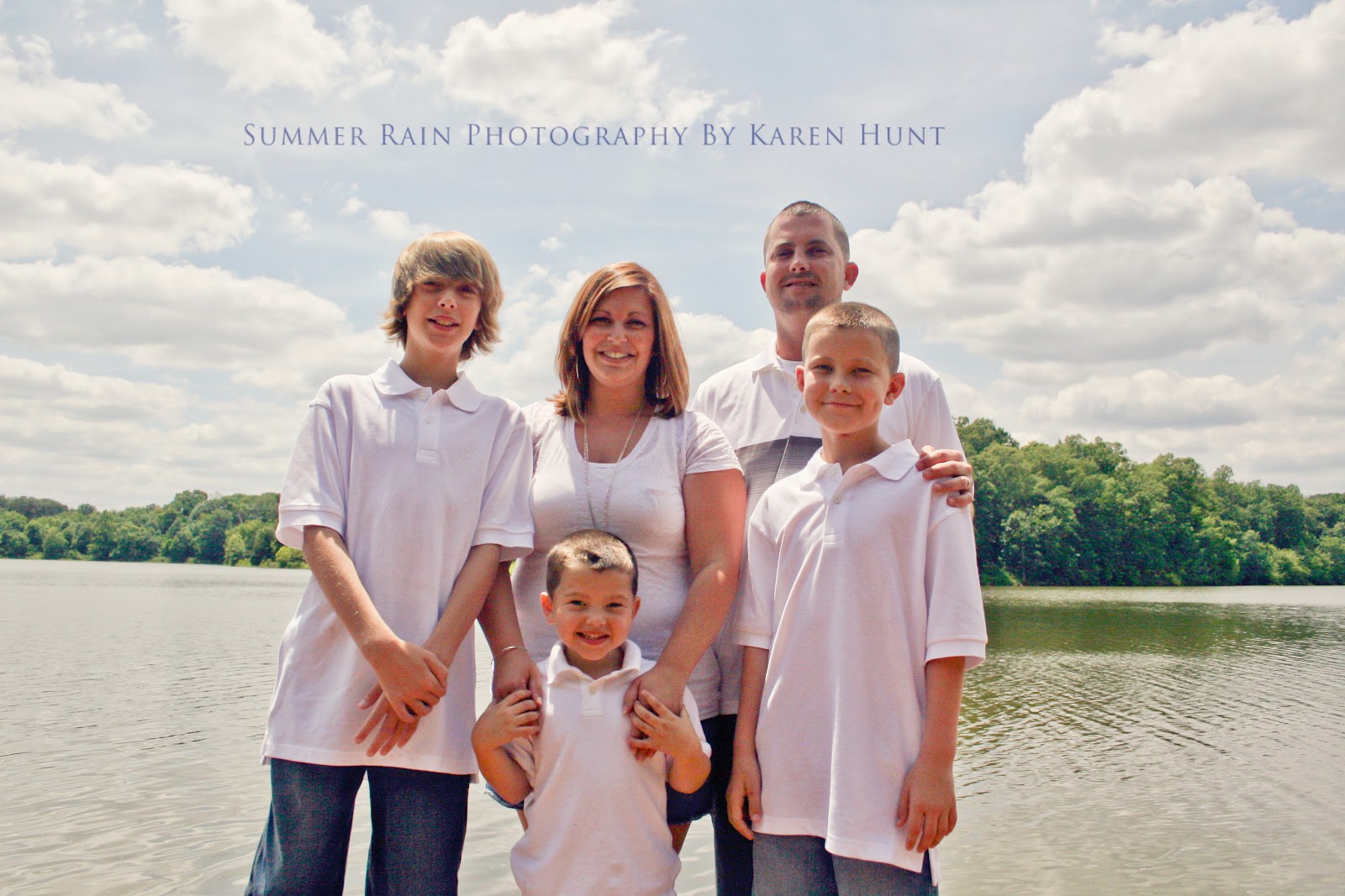 Summer Rain Photography by Karen Hunt : The Utterback Family