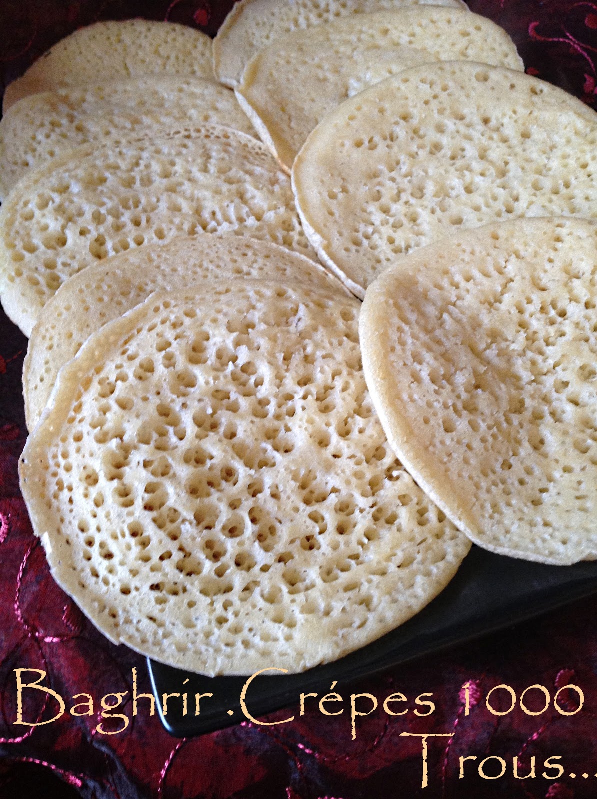 Selma Kitchen: Recette rapide et facile de baghrir crépes milles trous ...