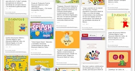 Recursos didácticos para imprimir, ver, leer: "Conjunto de juegos y ...