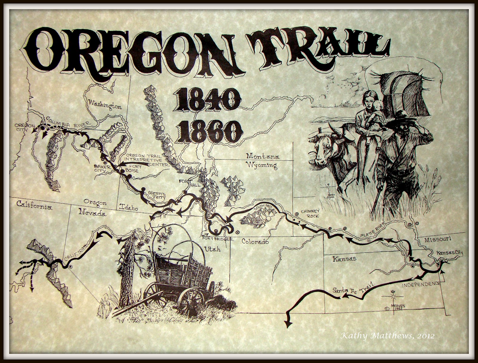 Applegate Trail Map Oregon at Kris Allard blog