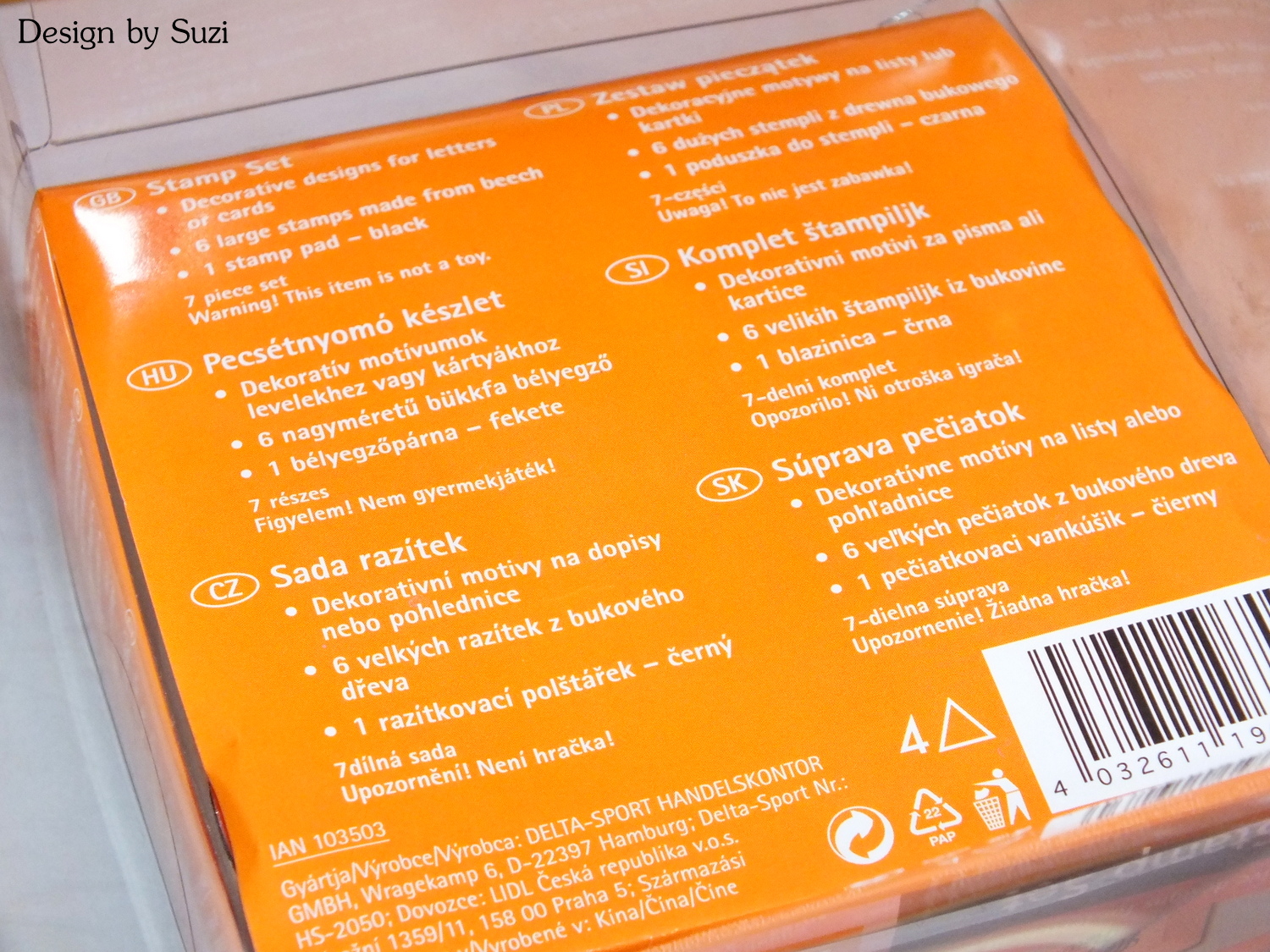 Crelando Stamping Set - Design by Suzi