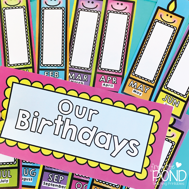 Celebrating Birthdays in the Classroom | From the Pond