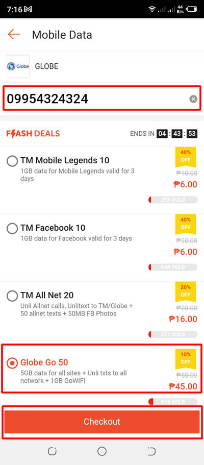 How to Load Globe Go50 Using ShopeePay only ₱45