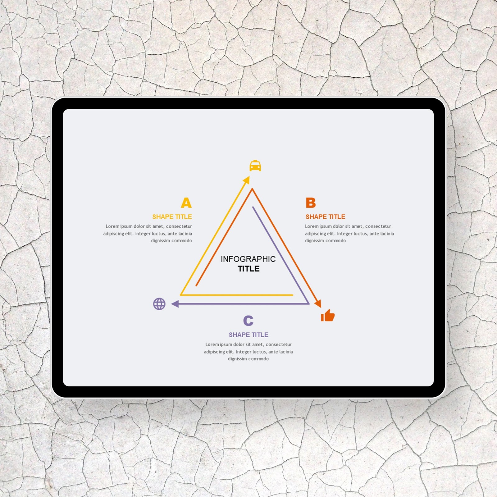 Triangle Circulation Arrow PowerPoint Templates - PowerPoint Free