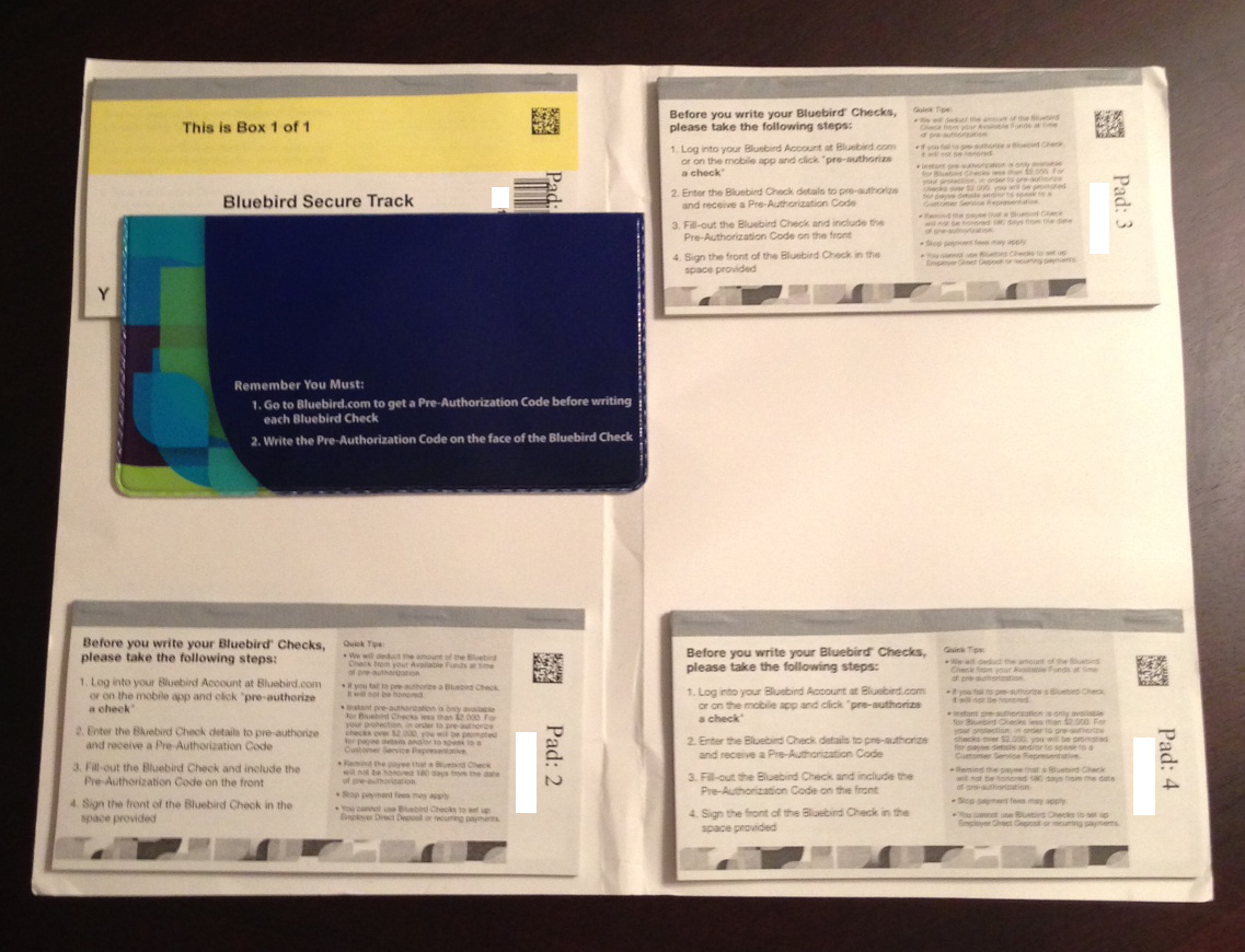 Relentless Financial Improvement: Just received my Bluebird checks