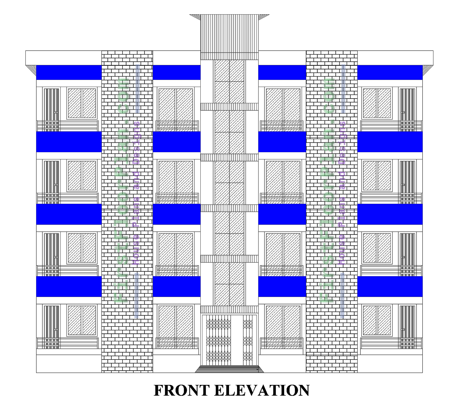4 Storey building plans and structural design - First Floor Plan ...