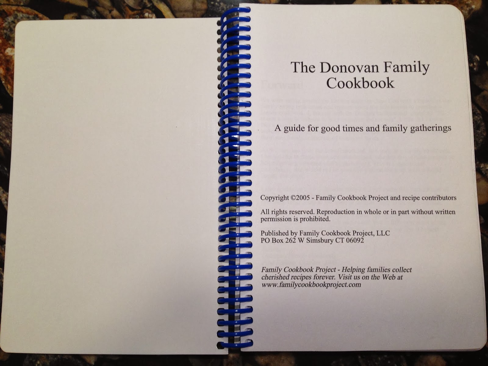 March 2014 | Creating a Family Cookbook Project