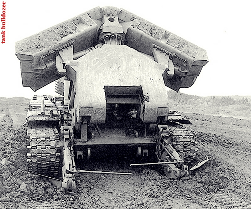 វិទ្យាសាស្រ្តយោធាកម្ពុជា: រថក្រោះធុន Tank Bulldozer- Armored bulldozer