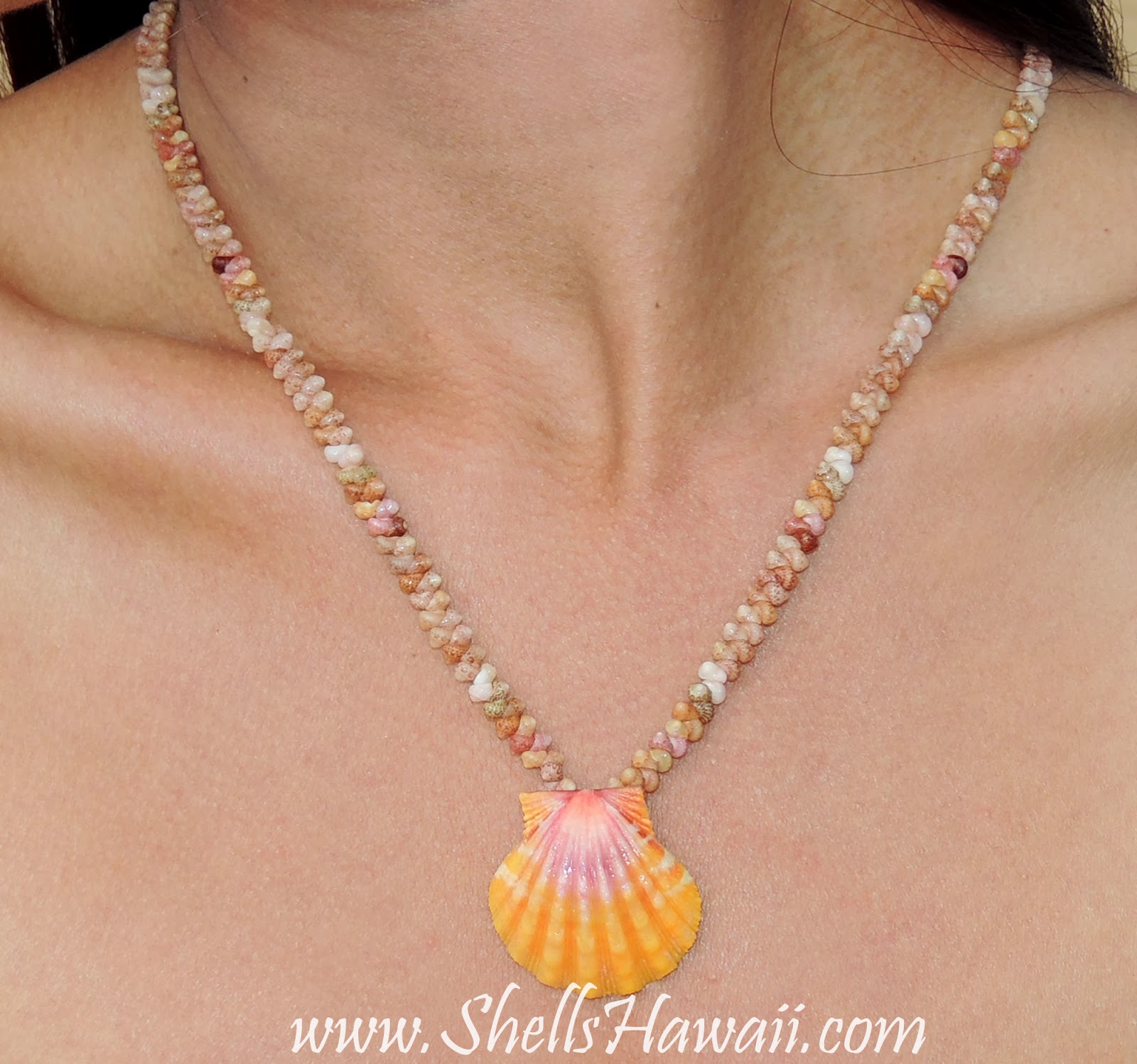 Kahelelani & Sunrise shell jewelry by.... Janjira: Hawaiian shell leis