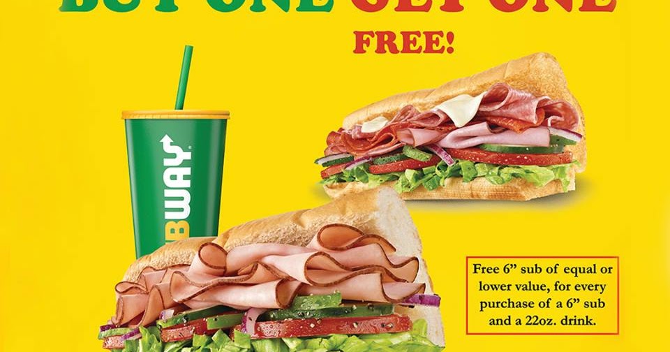 Manila Shopper: Subway Robinsons Galleria Grand Opening Buy1 Get1 Promo ...
