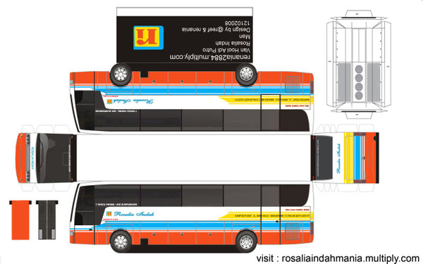 Papercraft Bus ~ RAILFANS and BUSMANIA