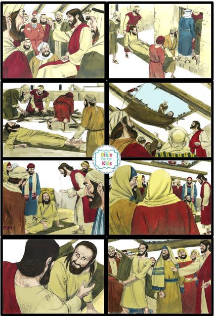 Through the Roof to See Jesus! | Bible Fun For Kids