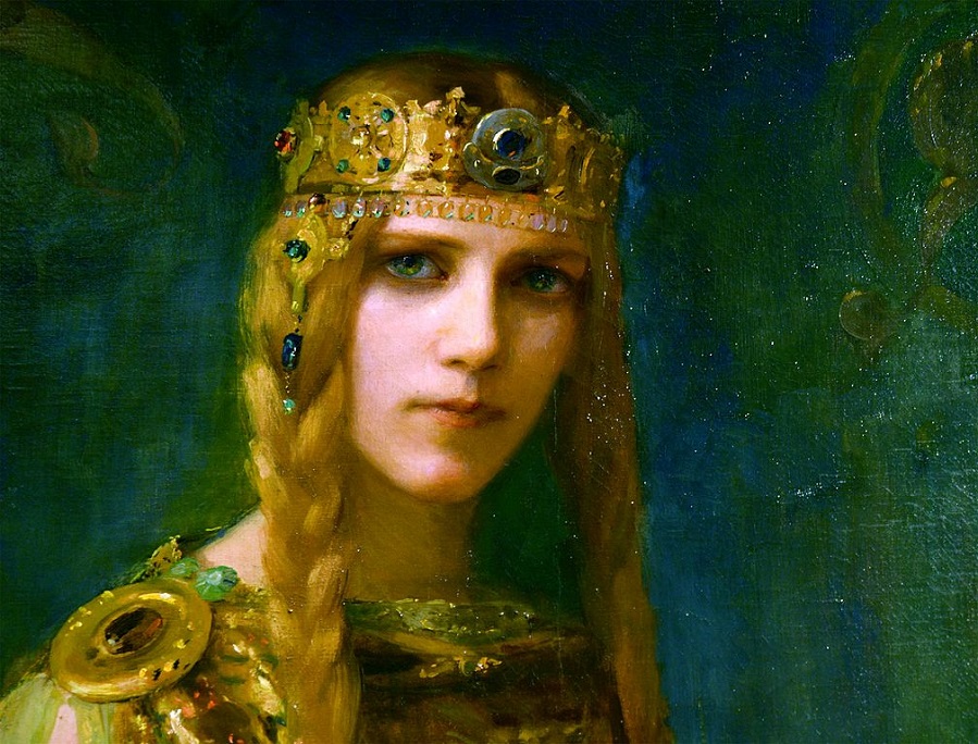 Gaston BUSSIÈRE (1862-1928) | Catherine La Rose ~ The Poet of Painting