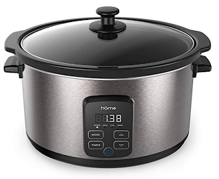 Best Slow hOmeLabs 6 Quart Slow Cooker Pot - Digital Programmable Slow ...