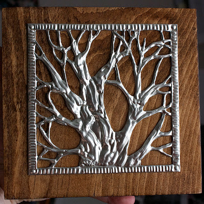 Doodlepalooza: New pewter embossed tree