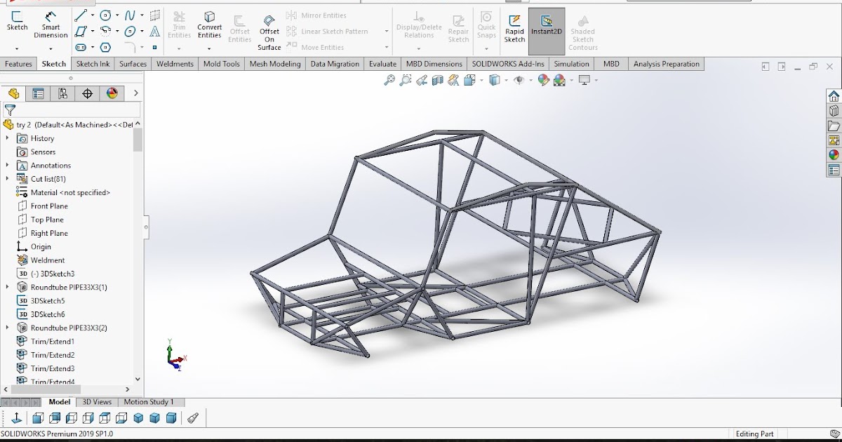 Preparing for Virtual Round: CAD Modeling