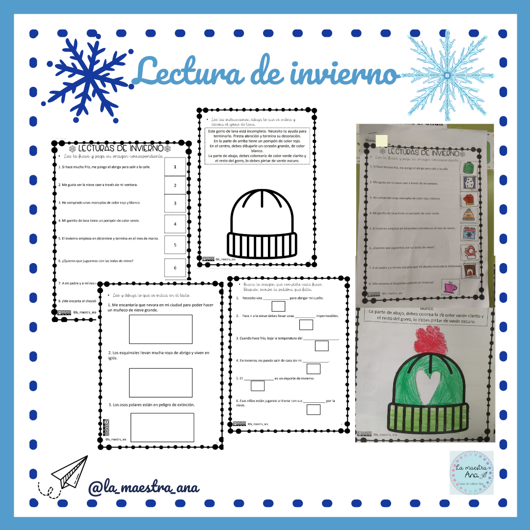 Tizas de colores: Lecturas de invierno