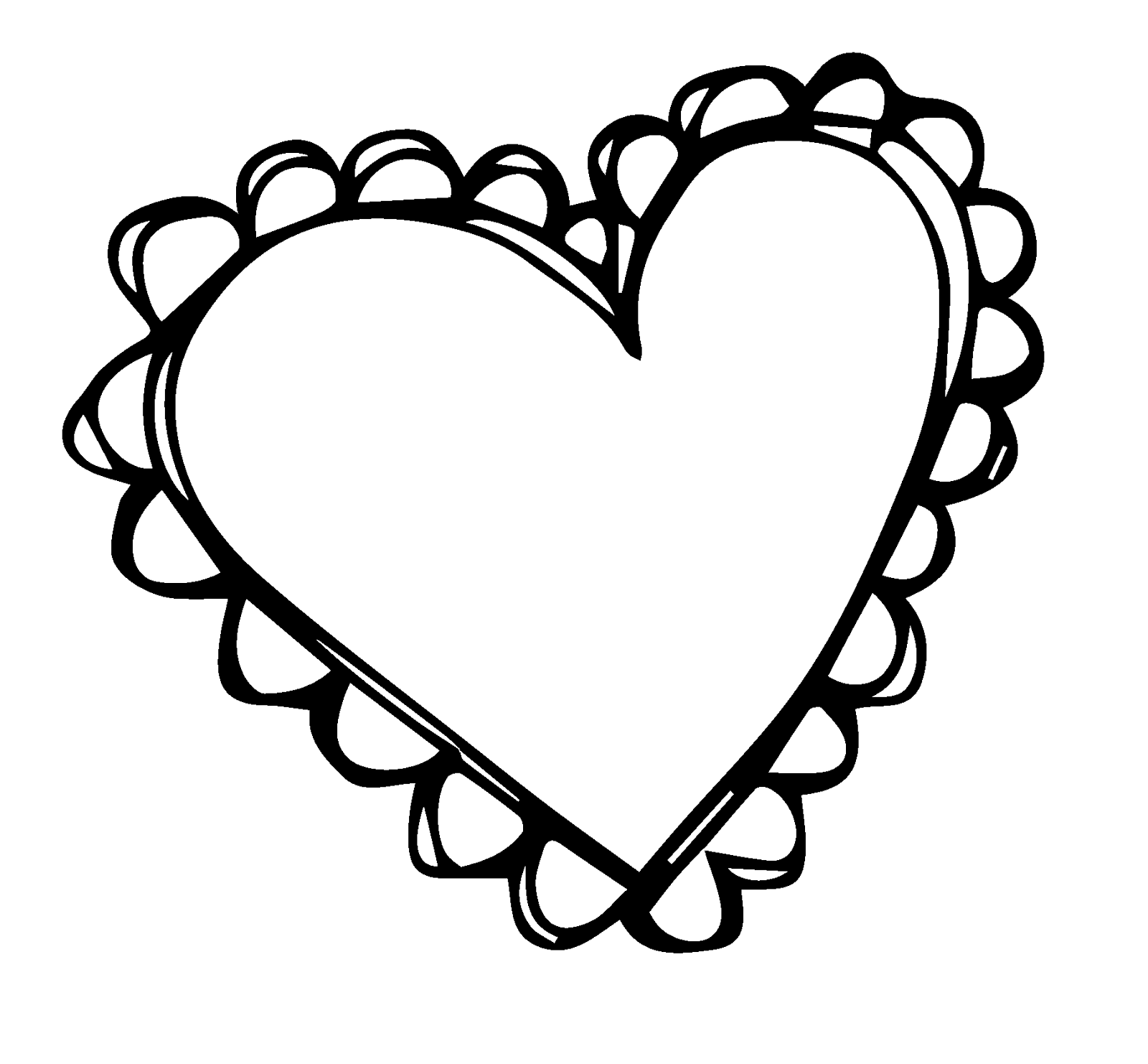 ¿Qué puedo hacer hoy?: Corazones para colorear y recortar