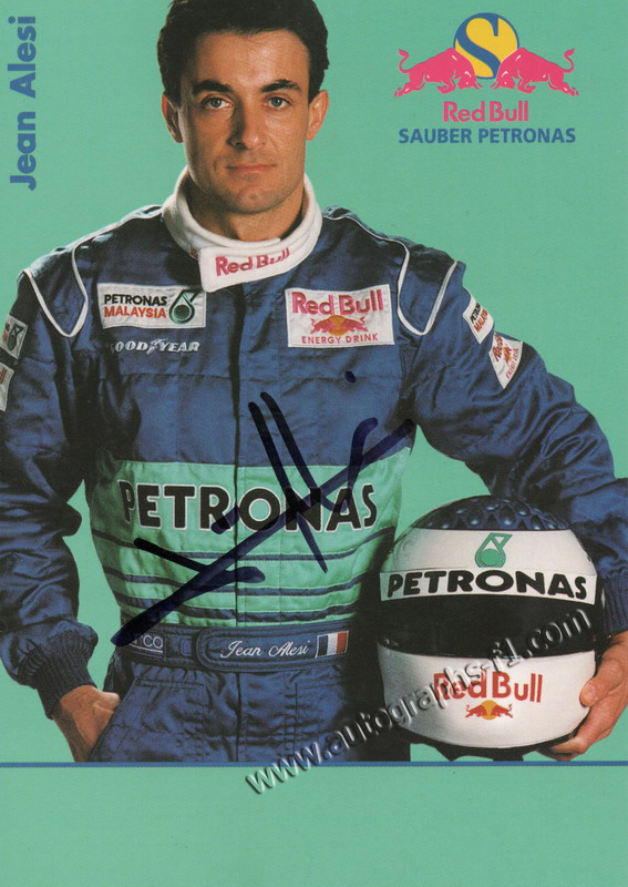 Autographs-F1: Jean ALESI