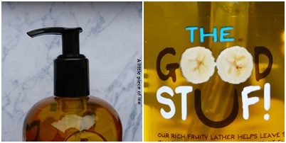 A little piece of me: I love...The good stuff: Banana hand soap - Review